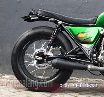 Binter Merzy custom, motor jadul jadi gaul | sekedar coretan