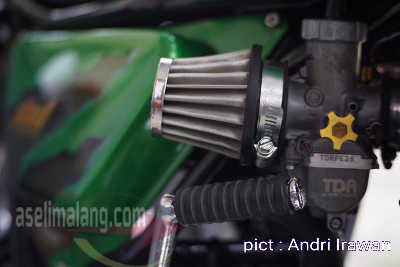 Binter Merzy custom, motor jadul jadi gaul | sekedar coretan