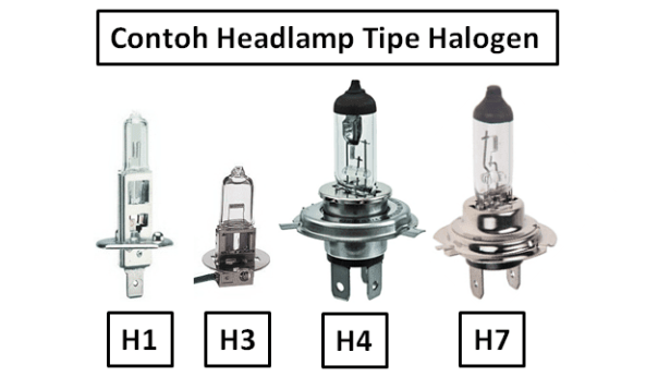 Ini nih, beragam tipe bohlam lampu depan motor | sekedar coretan