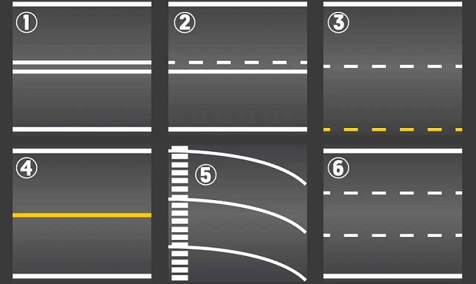 Mengenal garis / tanda di jalan, fungsinya untuk keselamatan | sekedar ...